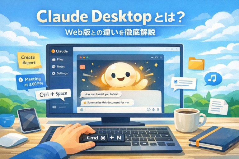 【完全版】Claude Desktopとは？Web版との違いやMCPの革命的活用術を解説 | blog808