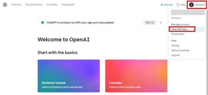 OpenAIのAPIキー取得方法を解説《ChatGPTのAPI利用開始！「gpt-3.5-turbo」について》 | blog808